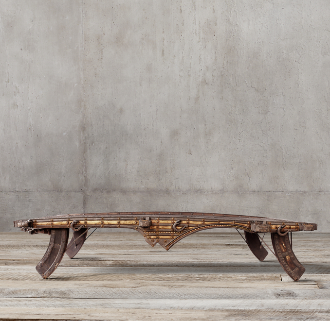 Indian Ox Cart Coffee Table - 29