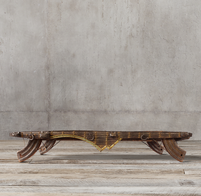 Indian Ox Cart Coffee Table - 31