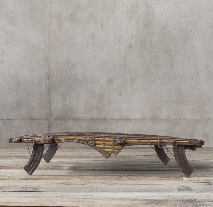 Indian Ox Cart Coffee Table - 11