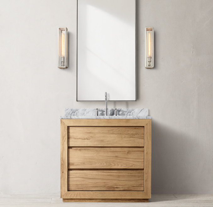 Reclaimed Oak Single Vanity