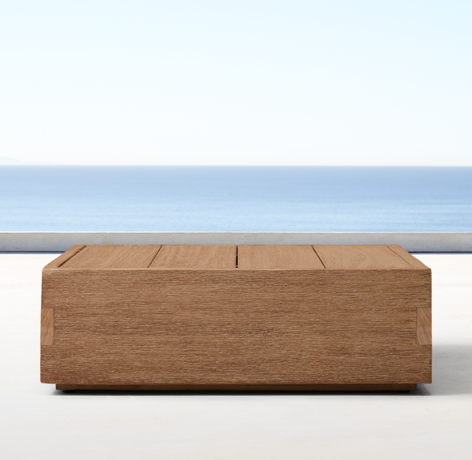 Marbella Teak Square Side Table