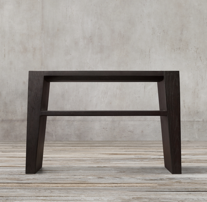 Wyeth Split Bamboo Rectangular Side Table