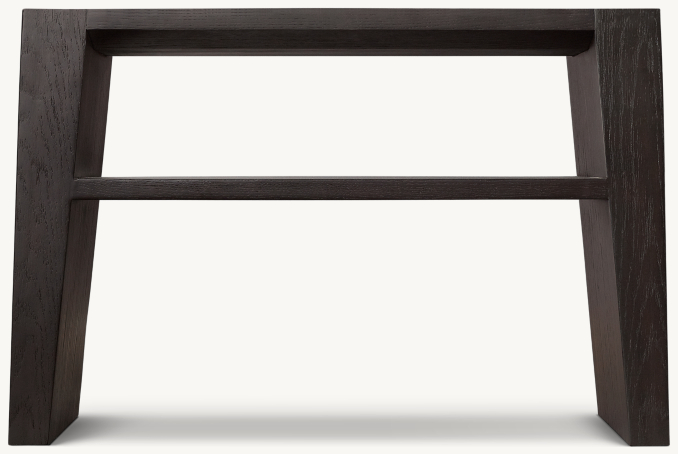 Wyeth Split Bamboo Rectangular Side Table | RH