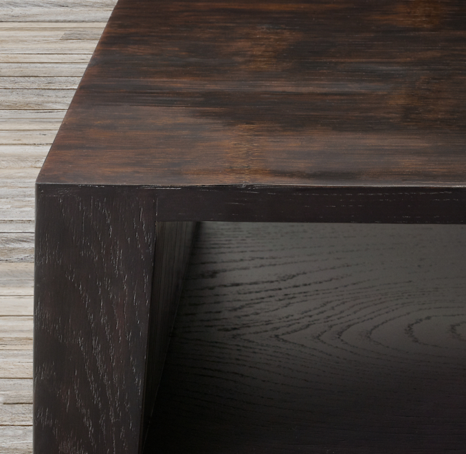 Wyeth Split Bamboo Rectangular Side Table