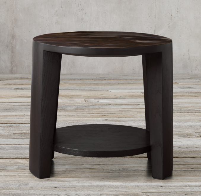 Wyeth Split Bamboo Round Side Table