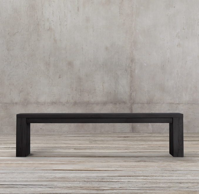 Reclaimed Russian Oak Parsons Bench