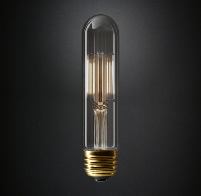 T9 5" Tube E26 Filament LED Bulb