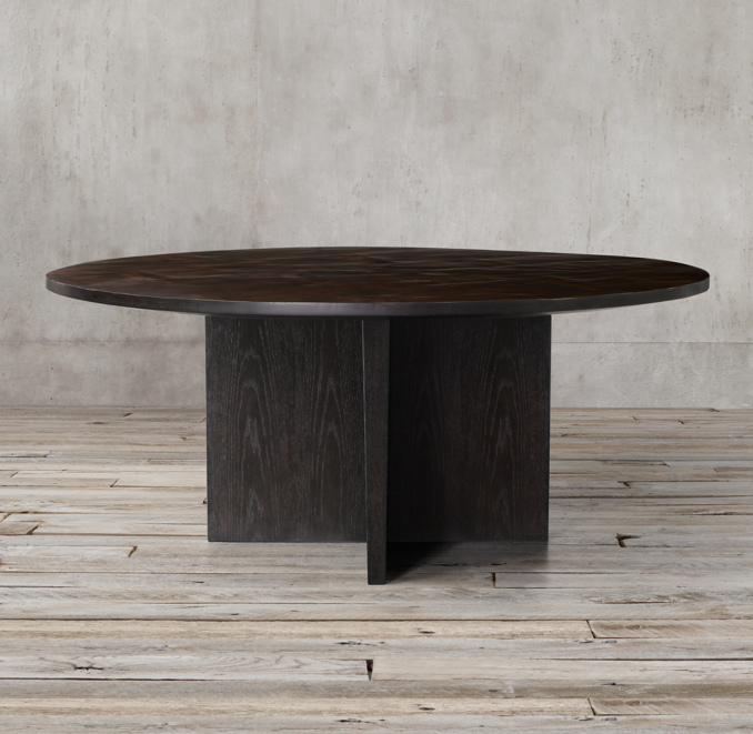Wyeth Split Bamboo Round Dining Table