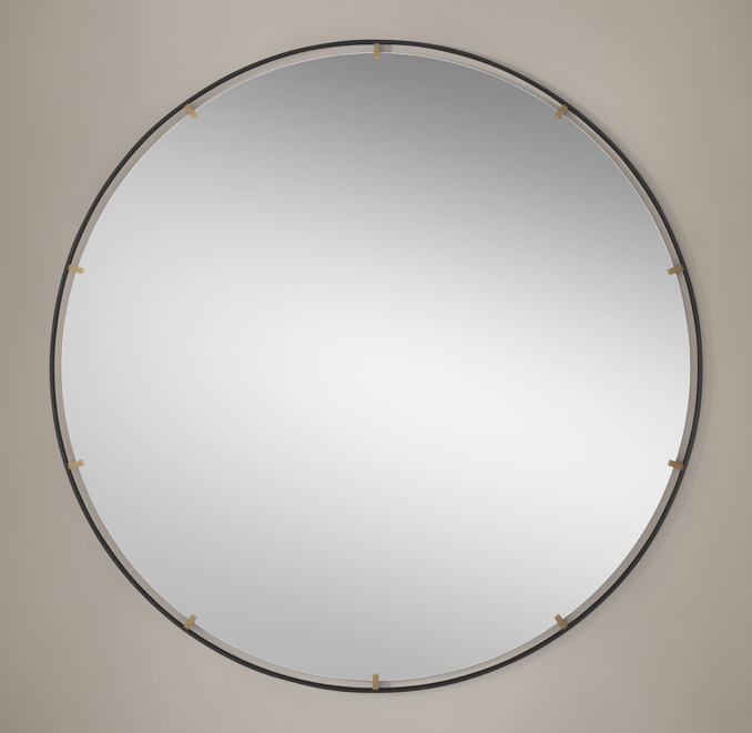 Niccolo Floating Round Mirror
