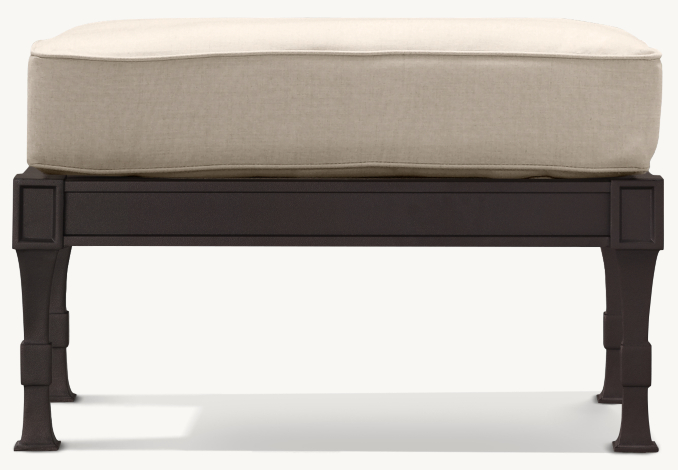 Antibes Classic Ottoman | RH