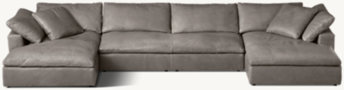 Rh Cloud Sofa Leather | Baci Living Room