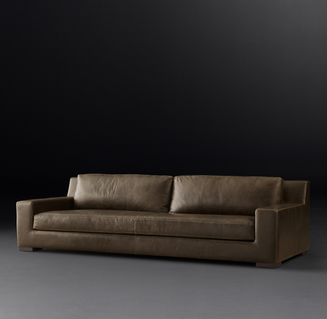Modena Track Arm Sofa Restoration Hardware | Baci Living Room