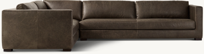 Thaddeus Leather End-of-Bed Bench | RH TEEN