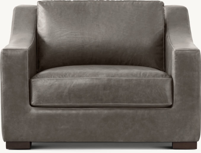 Modena Slope Arm Leather Chair