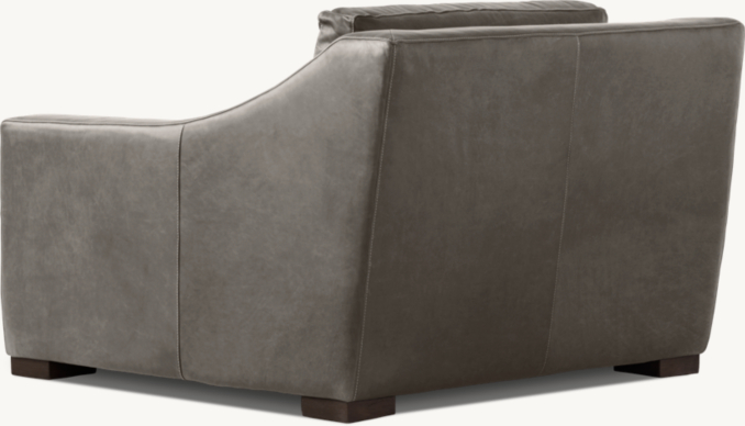 Modena Slope Arm Leather Chair