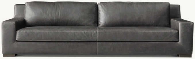 Modena Track Arm Leather Sofa | RH