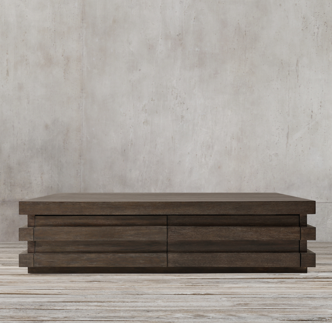 Stacked Square Coffee Table