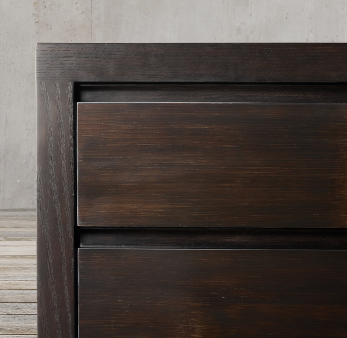 Wyeth Split Bamboo Closed Nightstand