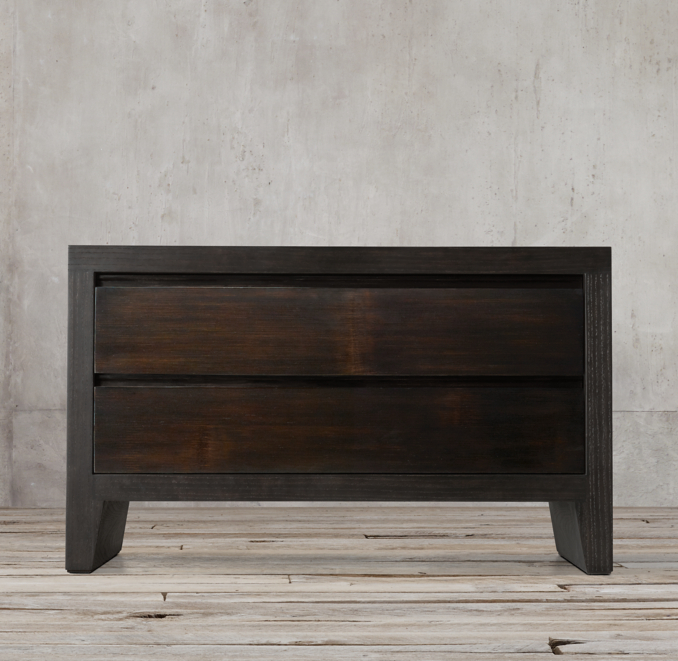 Wyeth Split Bamboo Closed Nightstand