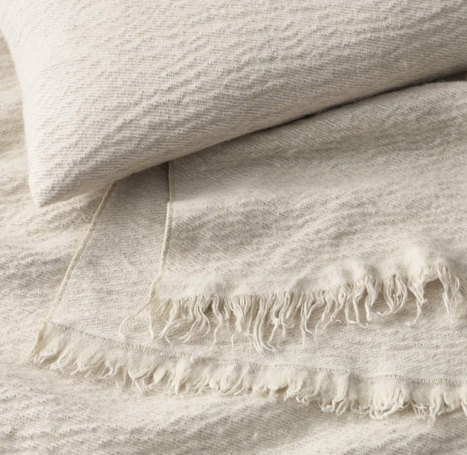 Italian Felted Wool Throw