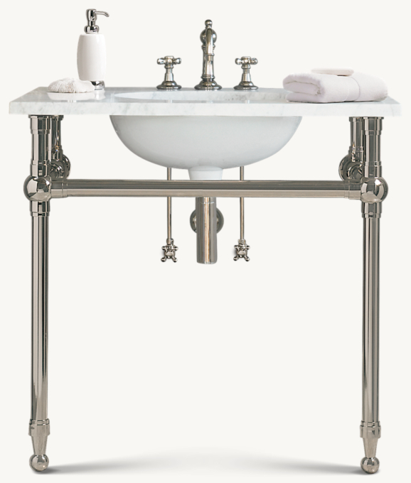 Gramercy Single Metal Washstand Base