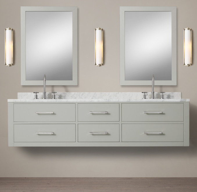 Hutton Double Floating Vanity