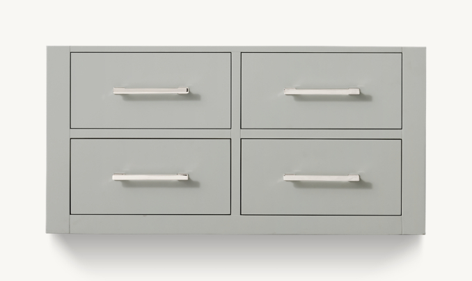 Hutton Single Floating Vanity Base | RH