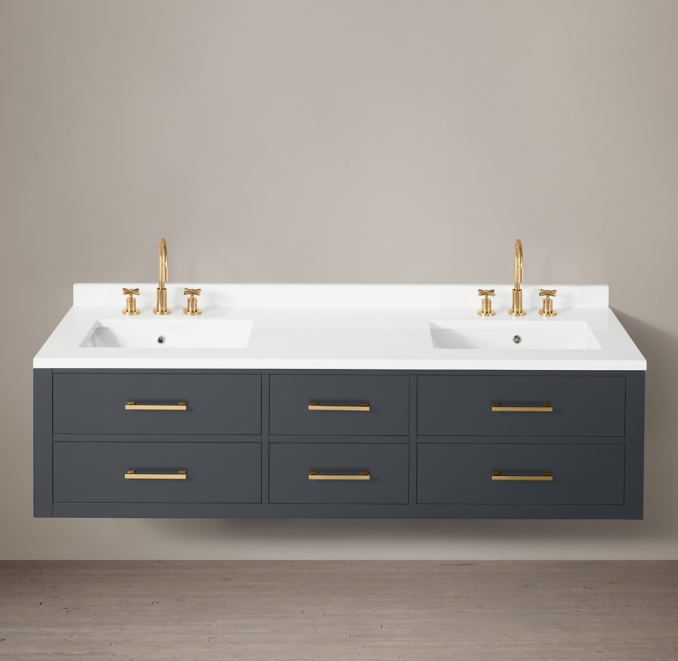 Hutton Double Floating Vanity