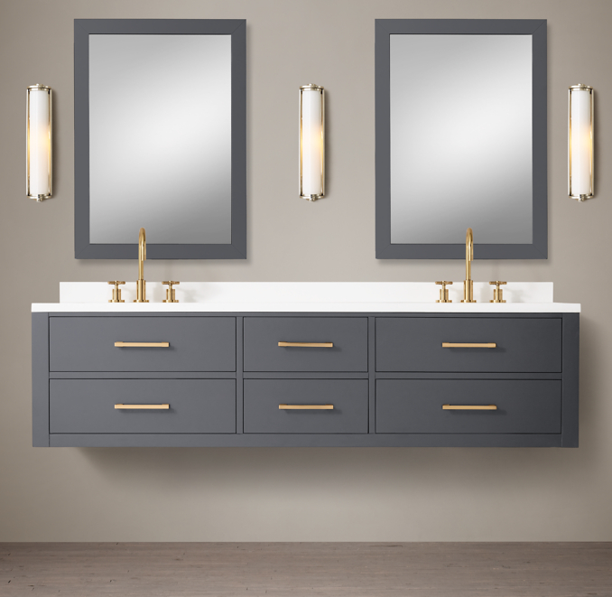 Hutton Double Floating Vanity