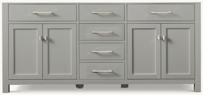 Hutton Double Vanity Base | RH