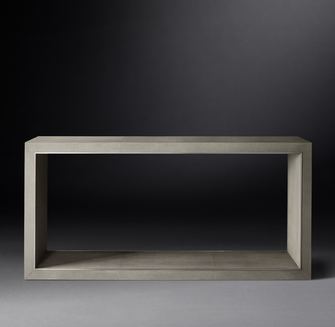 Cela Shagreen Console Table
