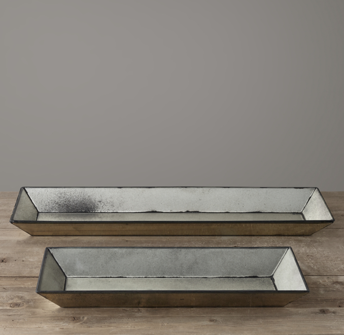 18th C. Venetian Mirror Glass Trough