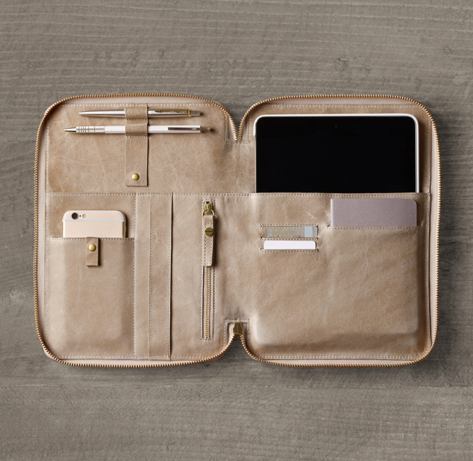 Italian Leather Multi-Tablet Case