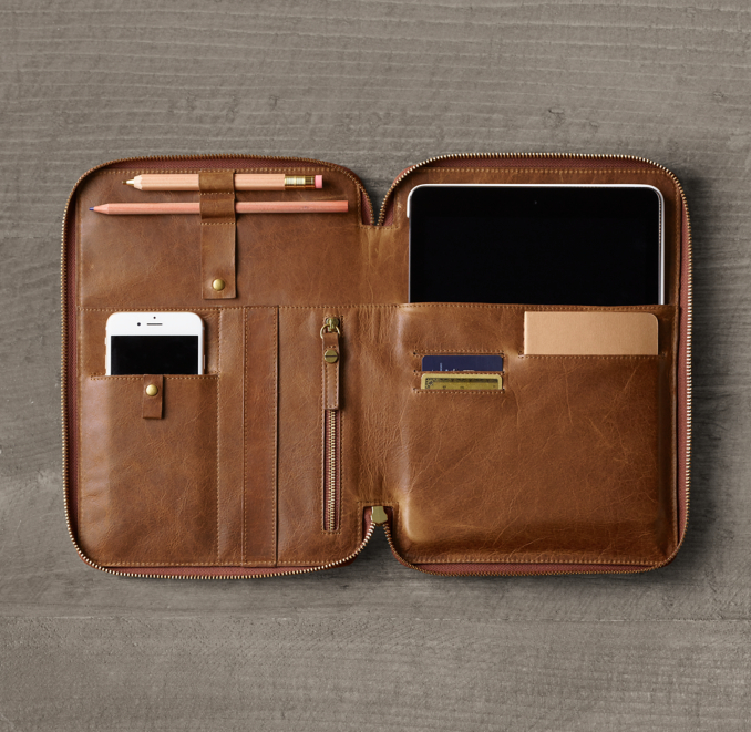 Italian Leather Multi-Tablet Case