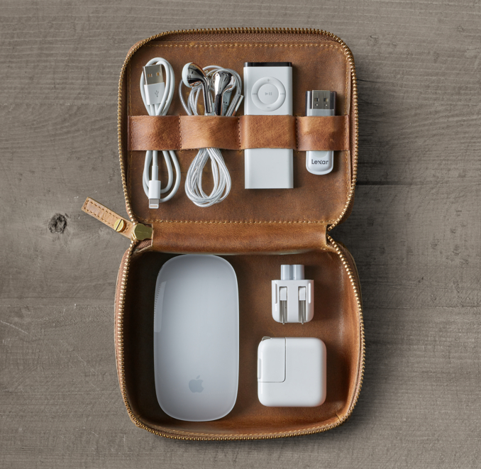 Italian Leather Tech Tool Case