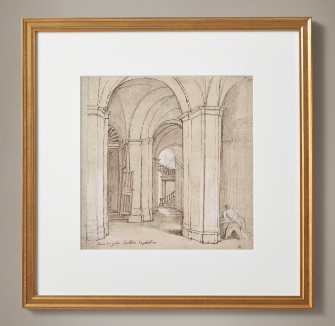 Old Masters Drawings: Italian Palazzo Drawing
