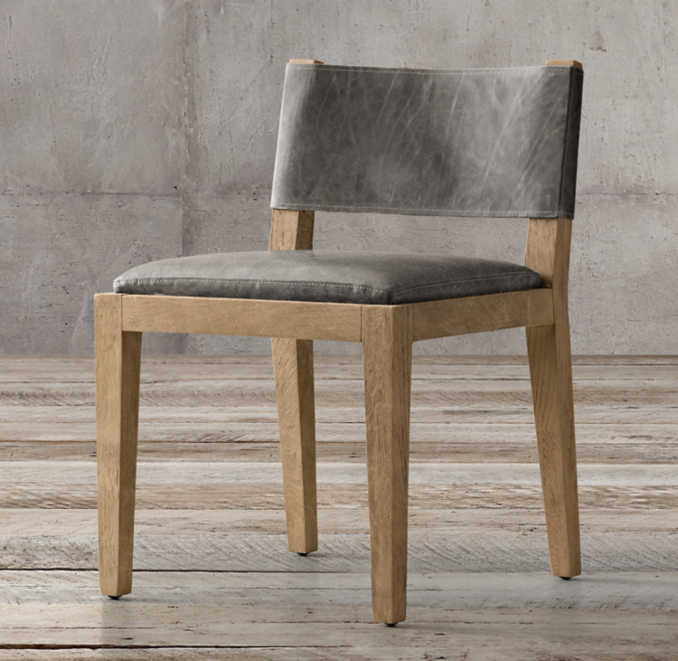 Saddle Leather Dining Side Chair