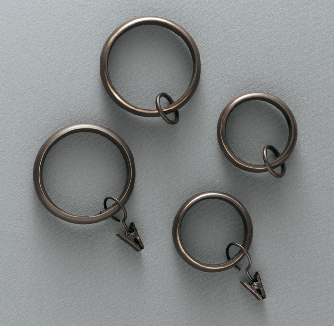 Estate Clip Rings Bronze (Set of 7)