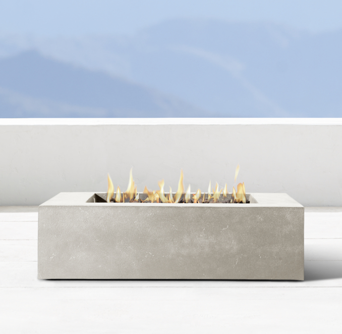 Topanga Square Fire Table