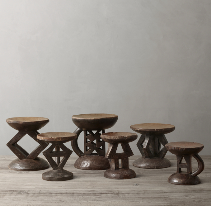 Carved-Wood African Stand Collection