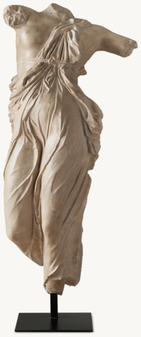4th C. BC Draped Female Sculpture | RH
