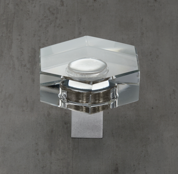 Lambeth Crystal Hexagonal Knob