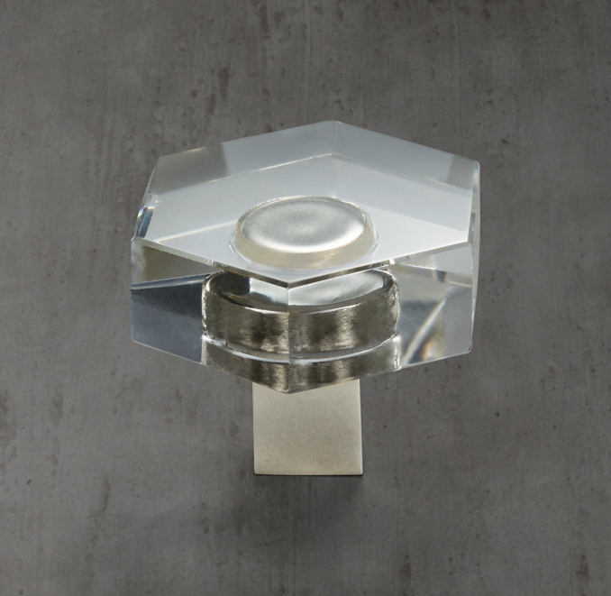 Lambeth Crystal Hexagonal Knob