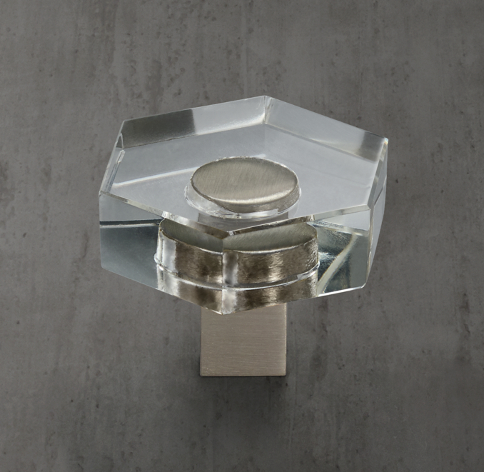 Lambeth Crystal Hexagonal Knob