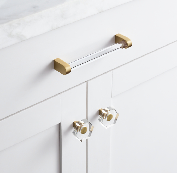 Lambeth Hexagonal Crystal Pull