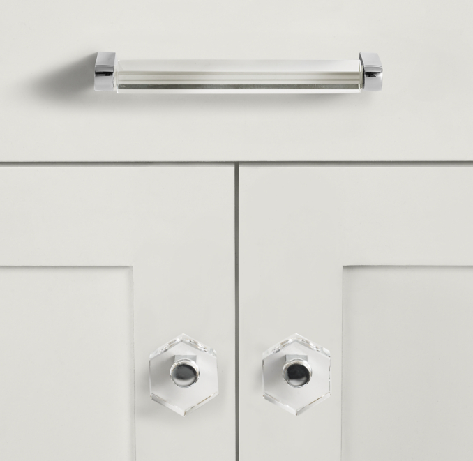 Lambeth Crystal Hexagonal Knob