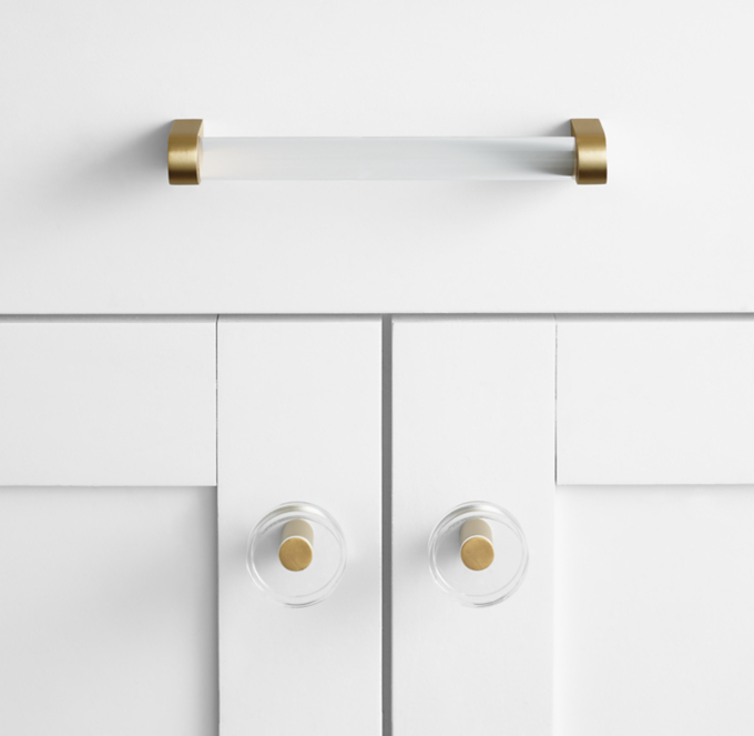 Lambeth Smooth Crystal Pull | RH