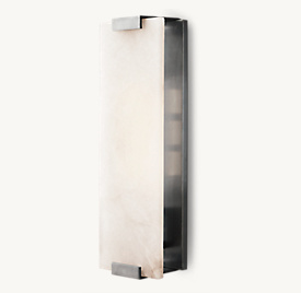 Hand-Carved Alabaster Grand Sconce | RH TEEN Hand-Carved Alabaster Grand Sconce | RH TEEN
