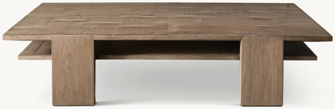 Wyeth Split Bamboo Floating Coffee Table Collection | RH