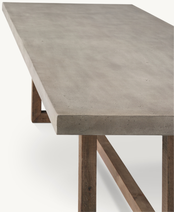 Rh heston dining table store